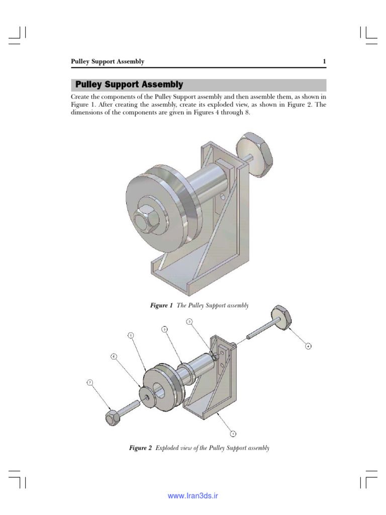 Exercise 6 (Pulley Support) | PDF