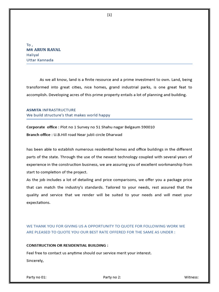 SILVER CONSTRUCTION QUOTATION | PDF | Plumbing | Pipe (Fluid Conveyance)