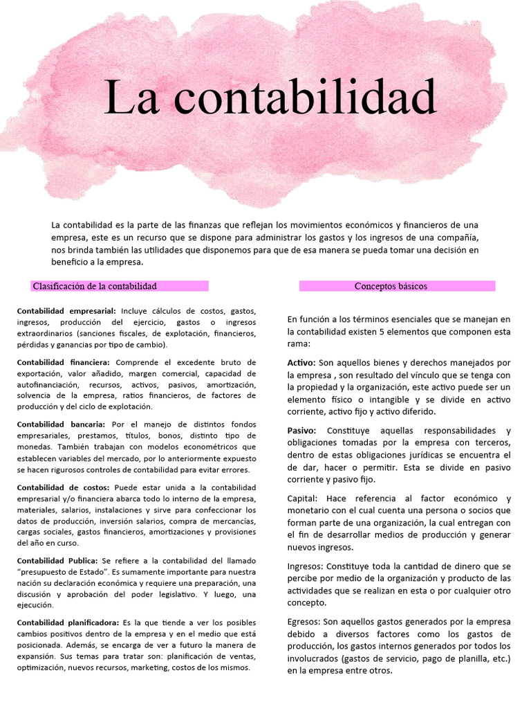 La contabilidad | Descargar gratis PDF | Contabilidad | Business