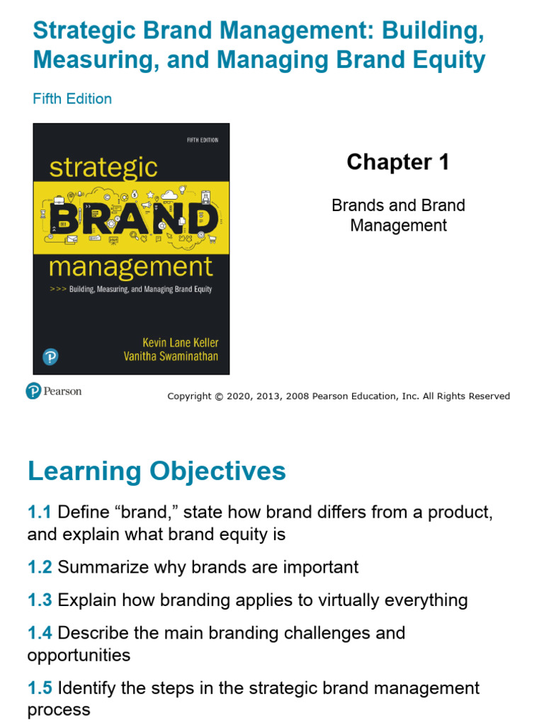 Keller Swaminathan SBM-5e Chapter01 Accessibility | Download Free PDF | Brand | Product (Business)