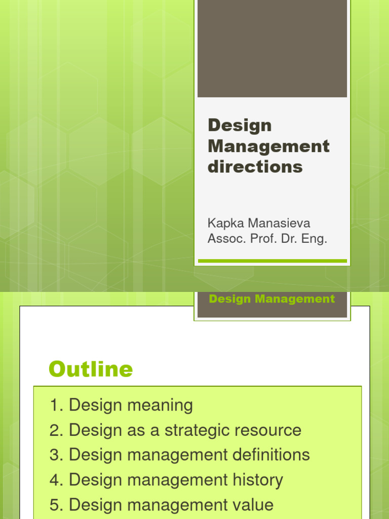 Design Management | PDF | Innovation | Business