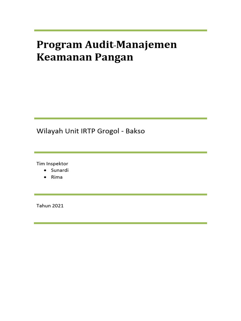Mengelola Program Audit | PDF | Teknologi & Rekayasa