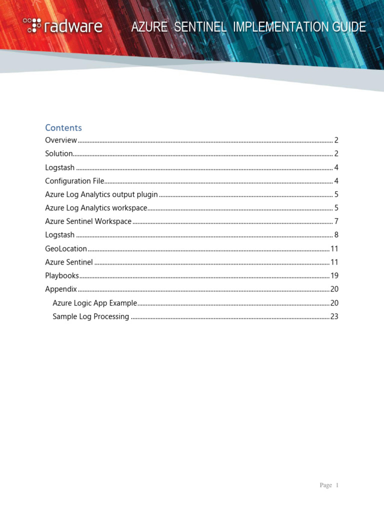 Azure Sentinel v1.5 | PDF | Microsoft Azure | Cloud Computing