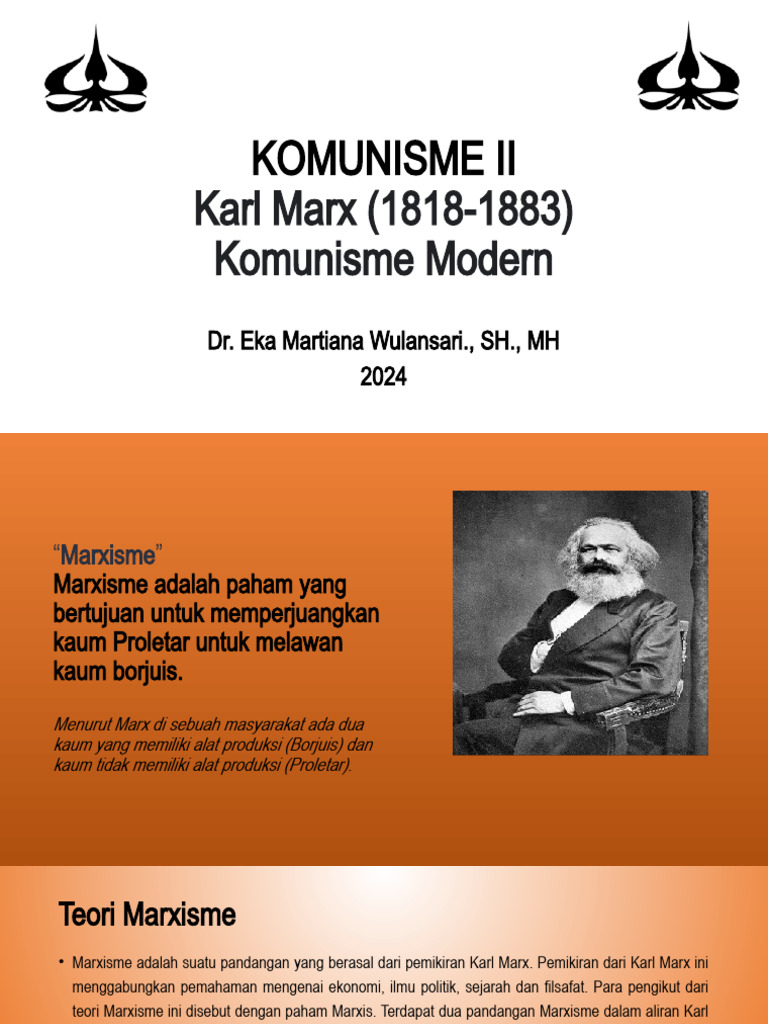 Komunisme II Karl Max | PDF | Politik