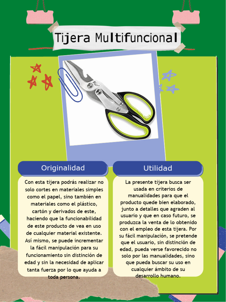 Tijera Multifuncional | PDF