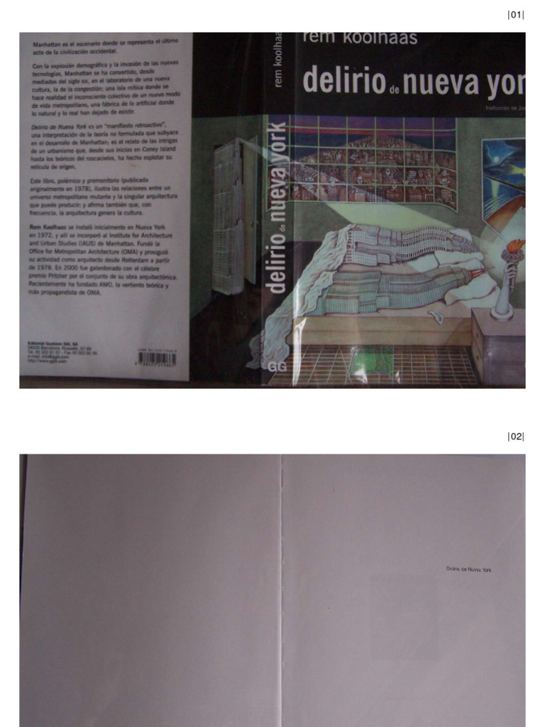REM KOOLHAAS-Delirio en Nueva York | PDF