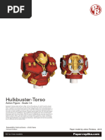 Hulkbuster Papercraft Assembly Guide | PDF