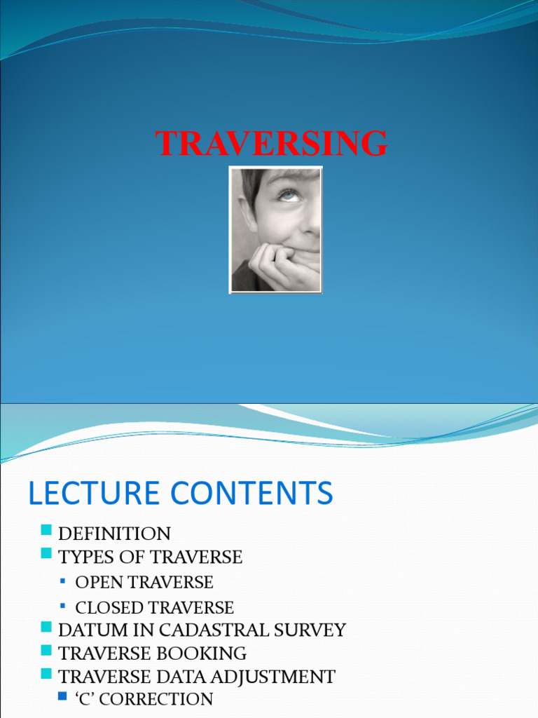 Traversing - Datum - Fieldnote - Bearing Correction | PDF | Surveying | Geographical Technology