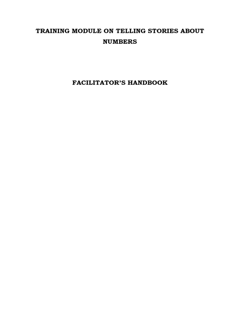 Module - Telling Stories About Numbers | PDF | Storytelling