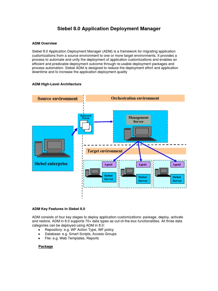 Siebel Application Deployment Manager | PDF | Command Line Interface ...