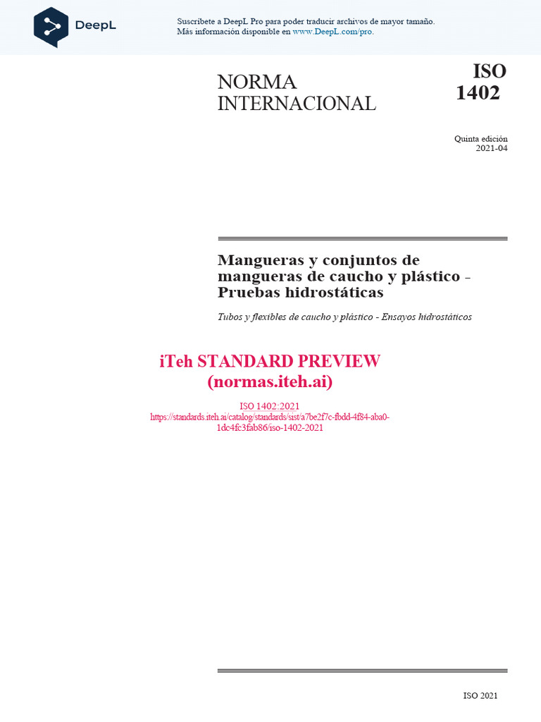 ISO-1402-2021 Es | PDF | Organización internacional para la estandarización | Longitud