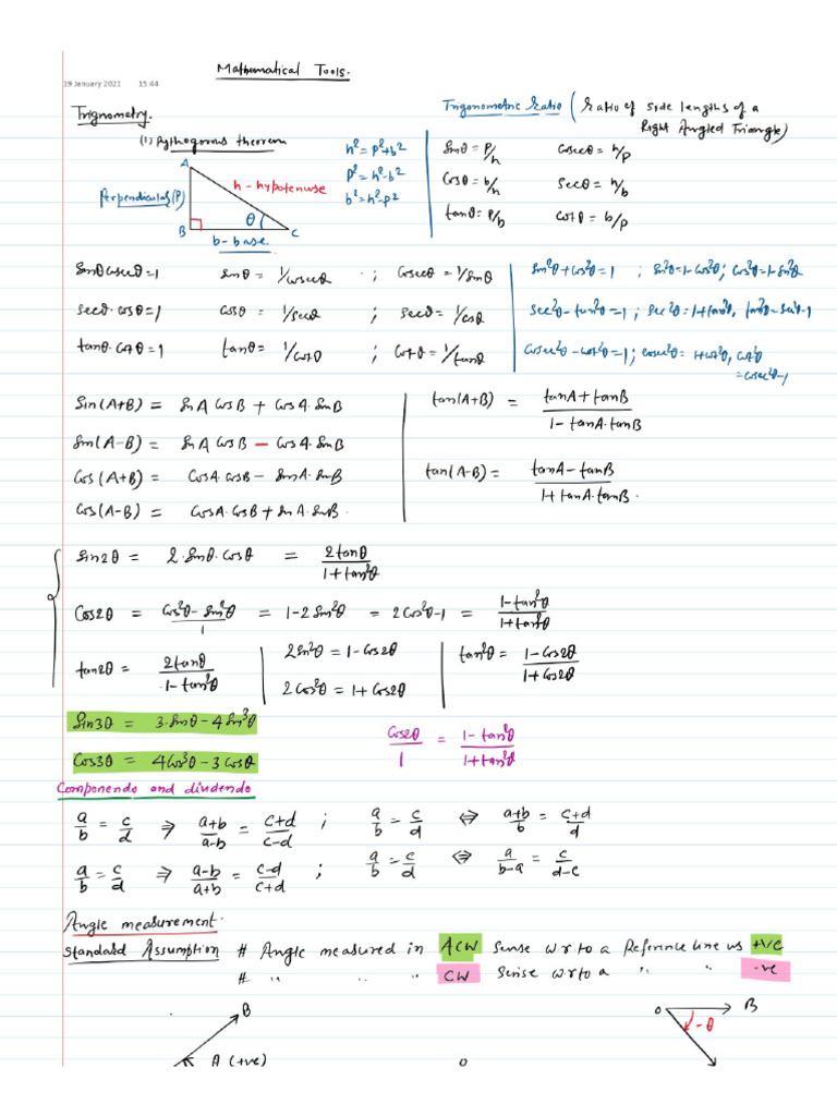 01 Mathematical Tools | PDF