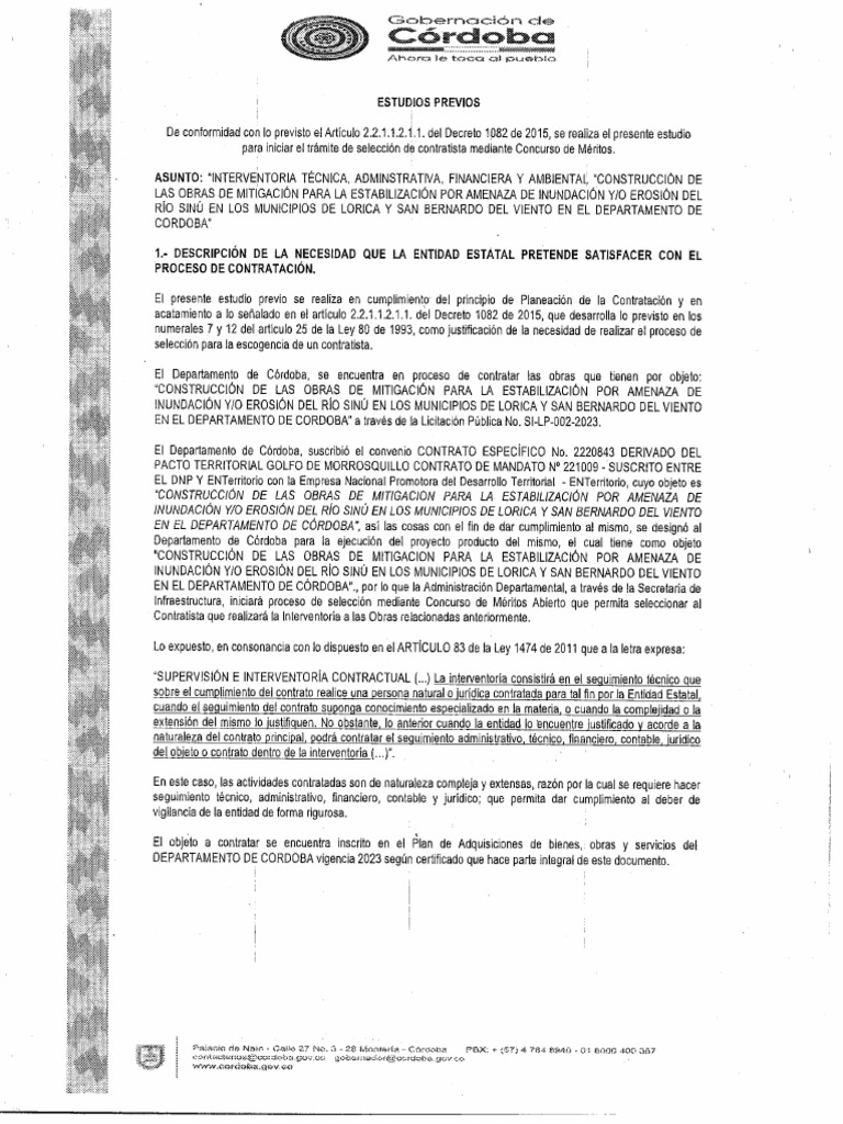 6 - Estudio Previo | PDF