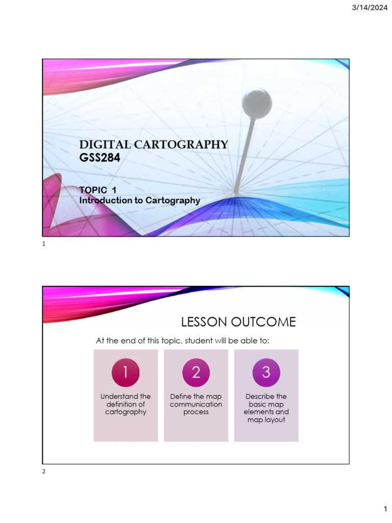 Introduction To Cartography | PDF | Cartography | Map