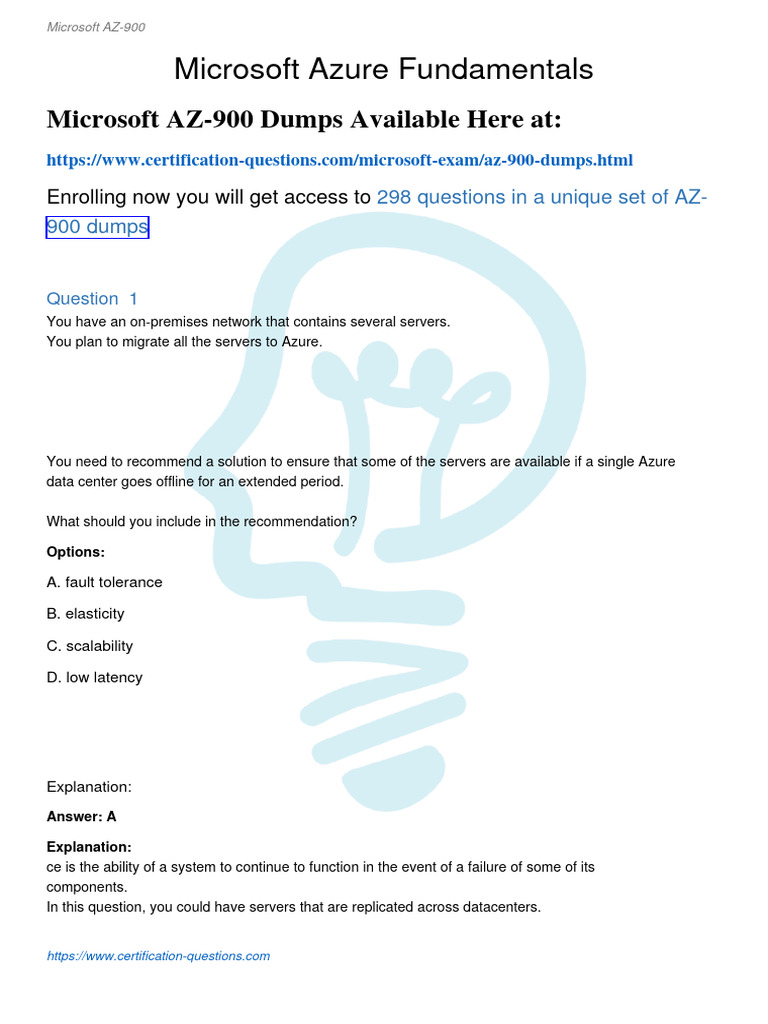 Az 900 PDF - Part1 | PDF | Cloud Computing | Data Center Az 900 PDF - Part1 | PDF | Cloud Computing | Data Center