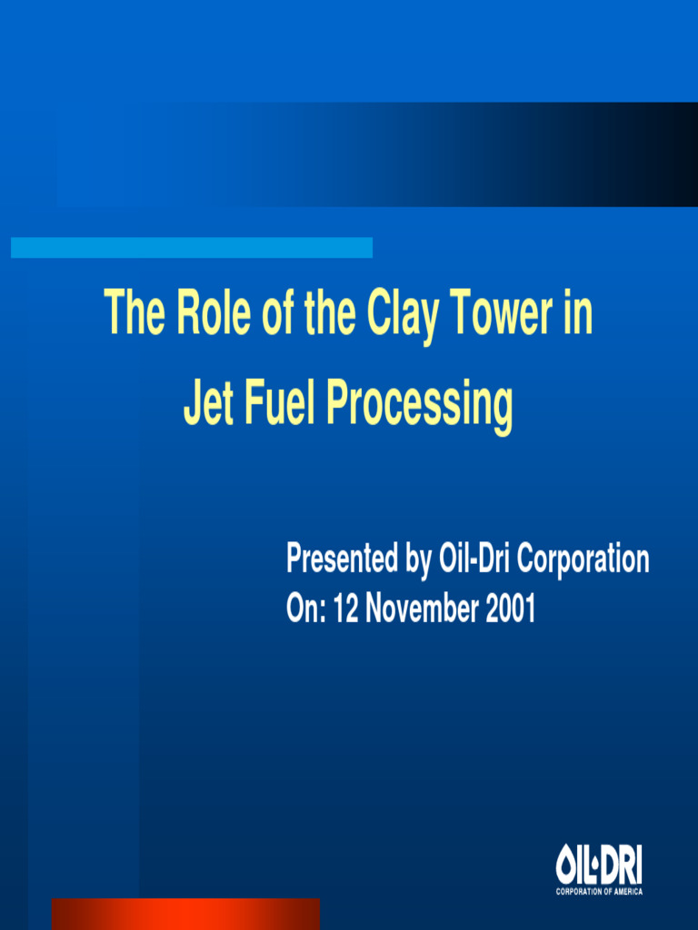 Attapulgite Clay in Jet Fuel Treatment | PDF | Jet Fuel | Chemical ...