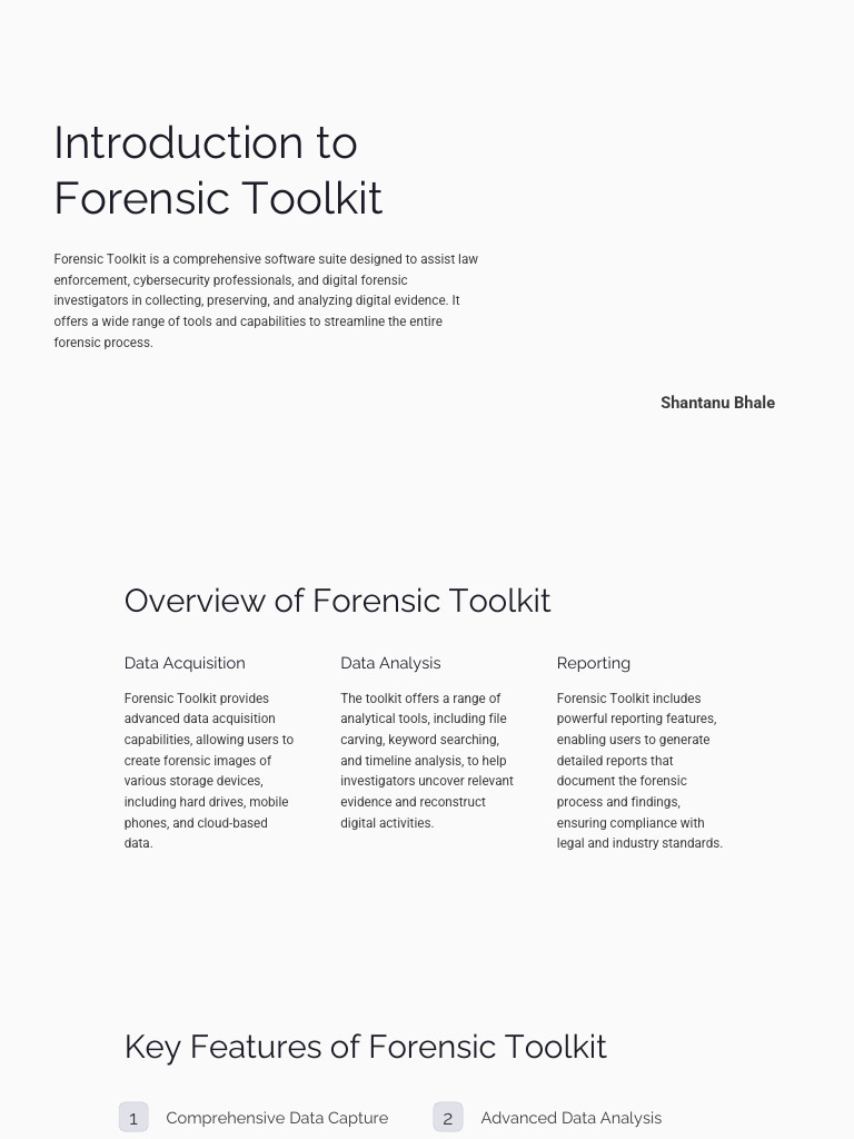 Introduction To Forensic Toolkit Ftk Pdf Digital Forensics Security