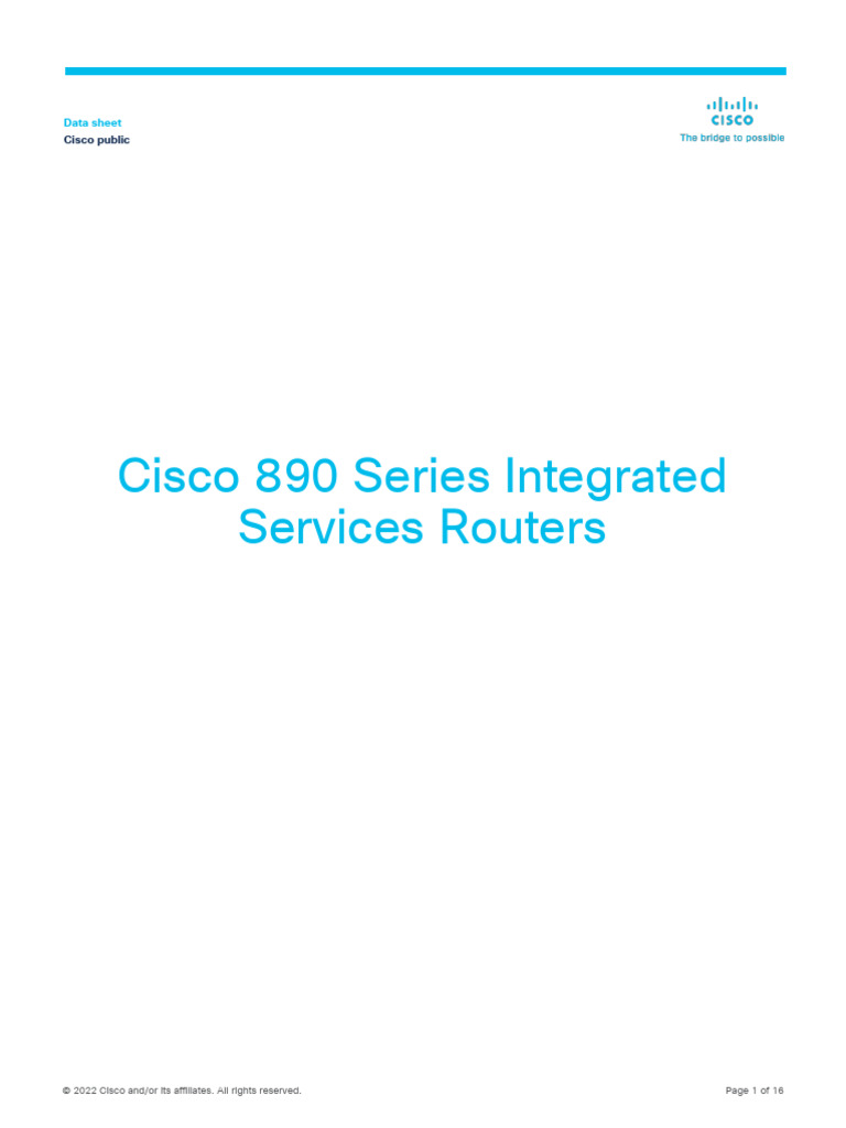 Cisco 800 Series Manual | PDF | I Pv6 | Computer Network