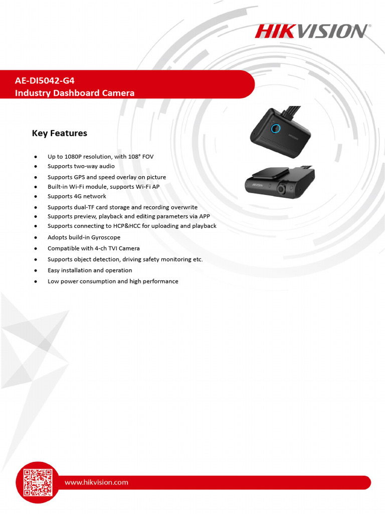 AE DI5042 G4+Datasheet - 20221121 | Download Free PDF | Camera | Wi Fi