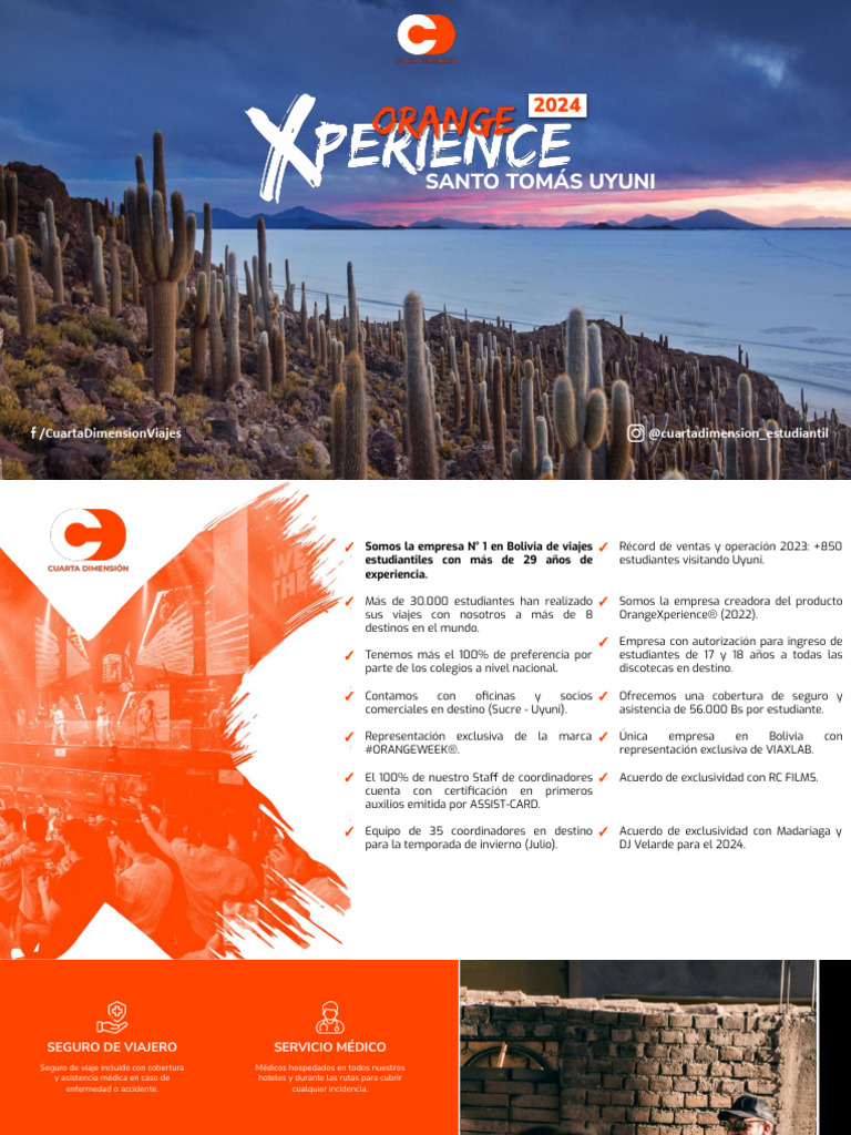 Uyuni - Orange Xperience 2024 | PDF | Hotel