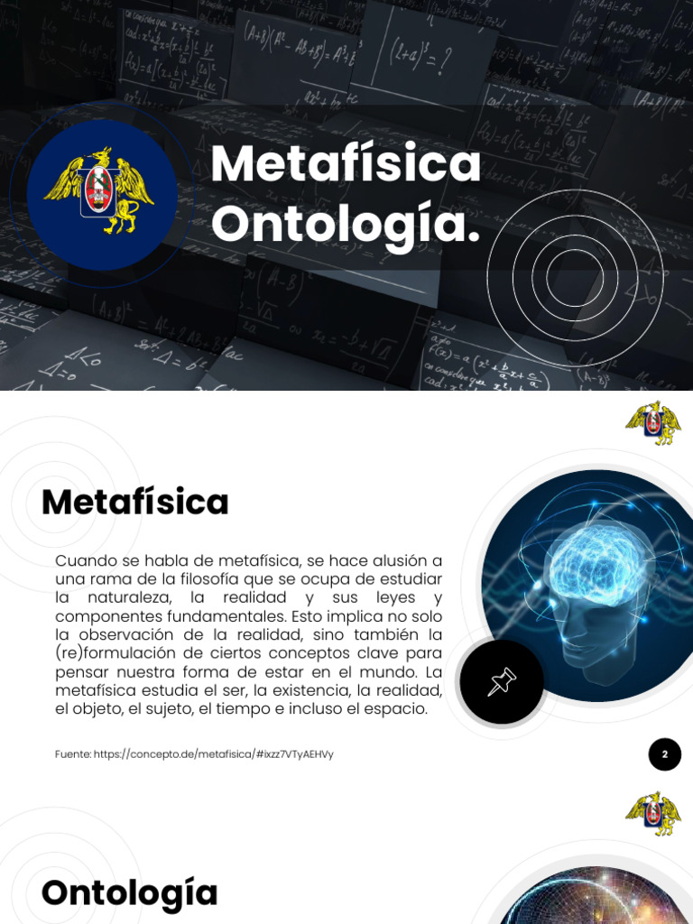 SESION 2 Metafísica y Ontologia | PDF | Metafísica | Teoría de sustancias