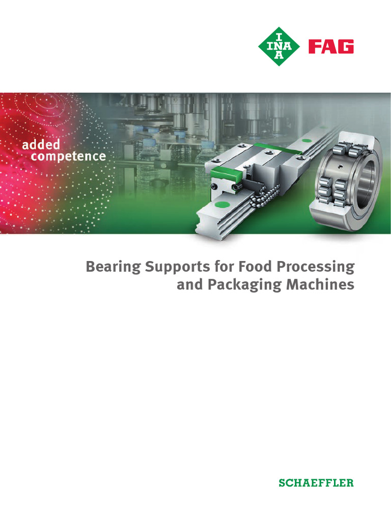 Integrated Bearing Solutions for Food Machinery | PDF | Bearing ...