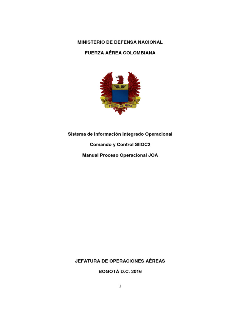 Manual Proceso Operacional JOA | PDF | Planificación | Información