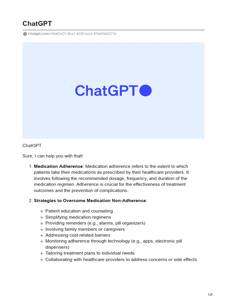 Chat GPT | PDF | Hypertension | Health Care