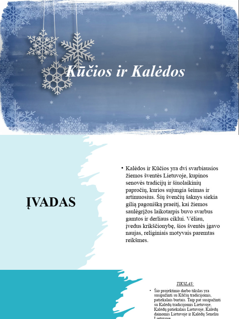 Kūčios Ir Kalėdos | PDF