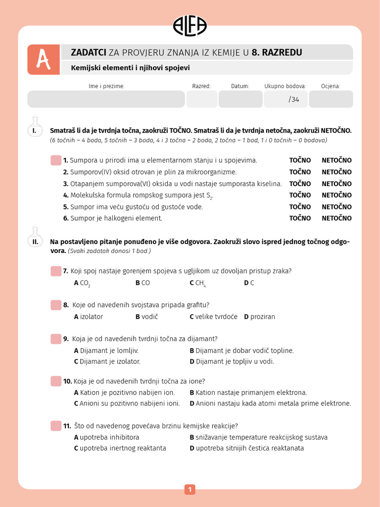 Kemija 8 dugi-IZ-KB | PDF