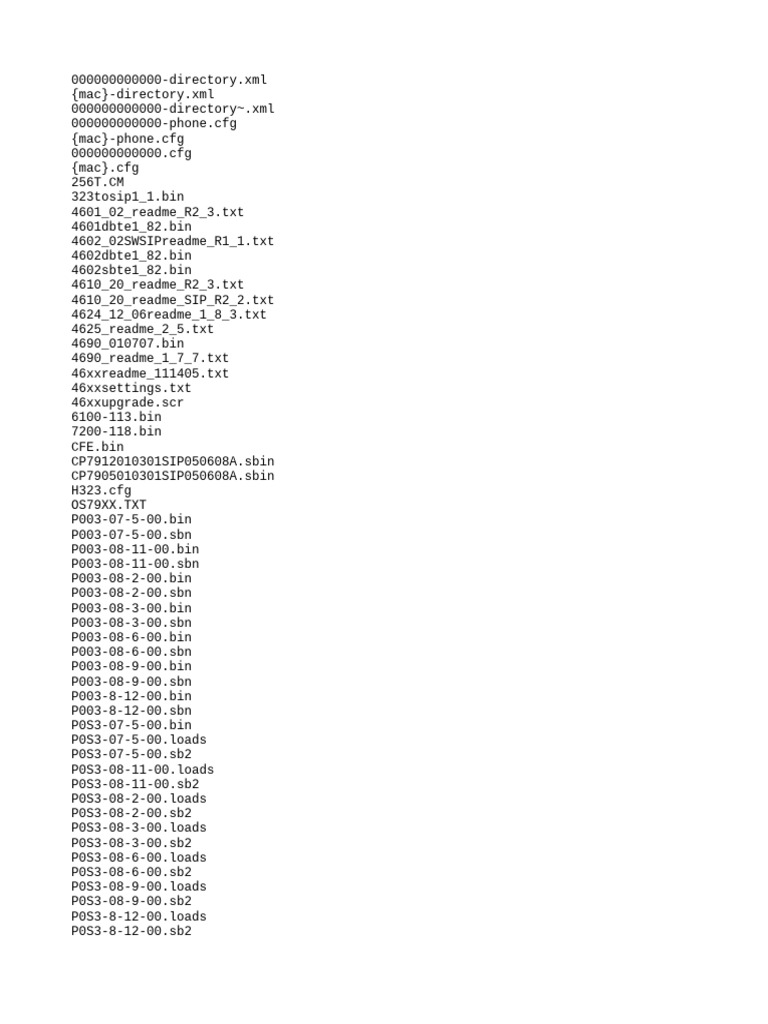 tftplist | PDF | Computer File Formats | Computer Data