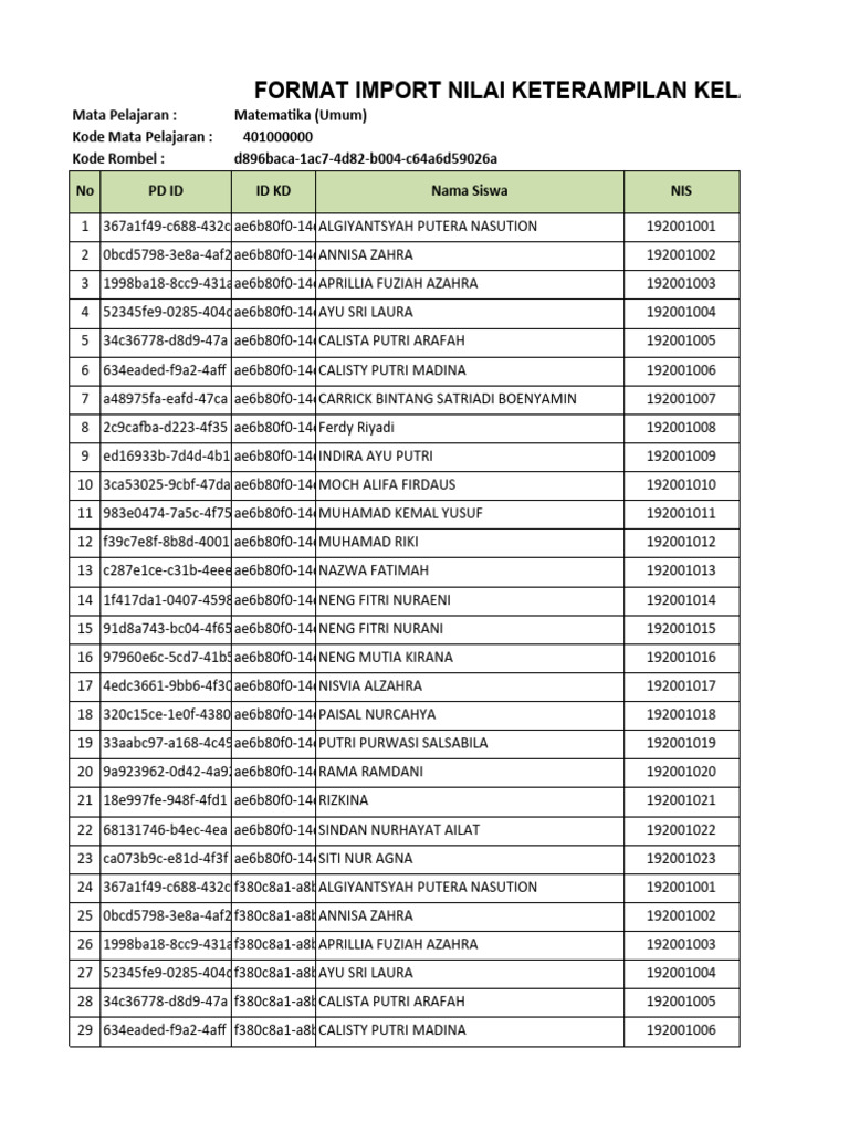 F - Ketermpl - MTK (KELAS 5) | PDF