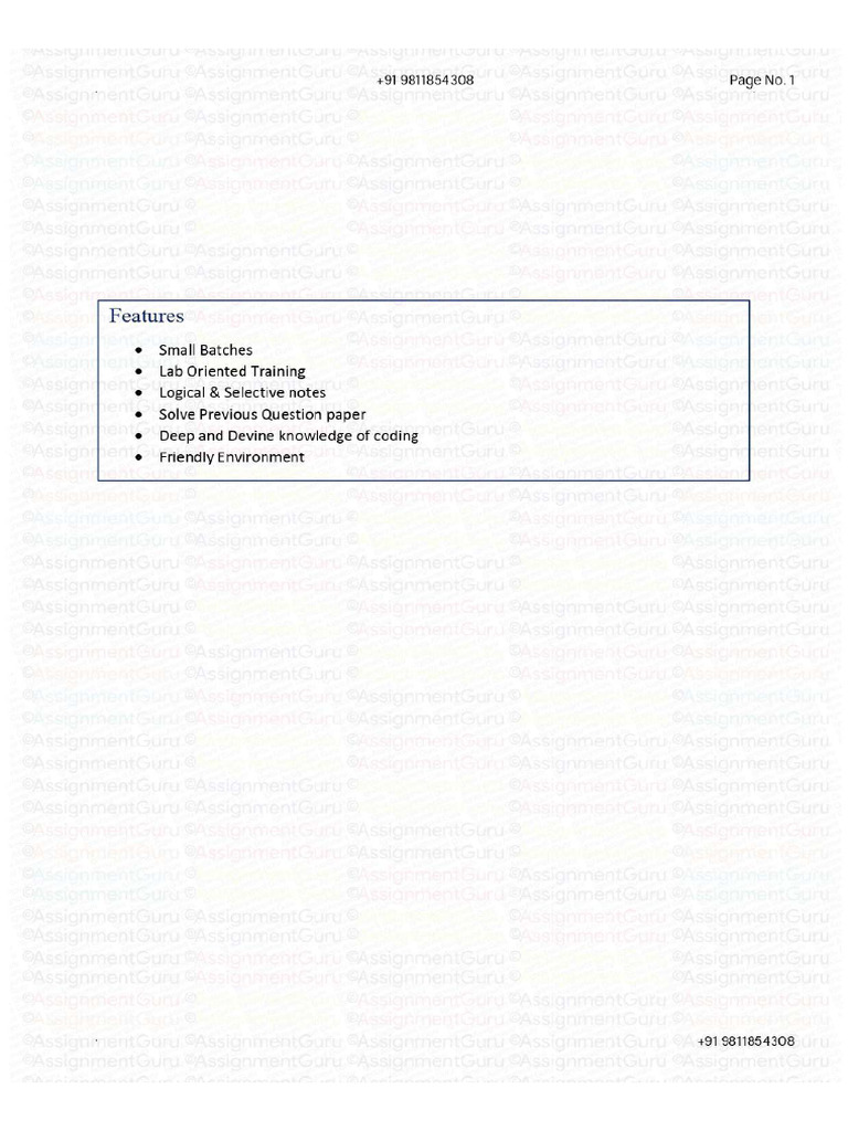 mcs-011 C Language Ignouassignmentguru | PDF