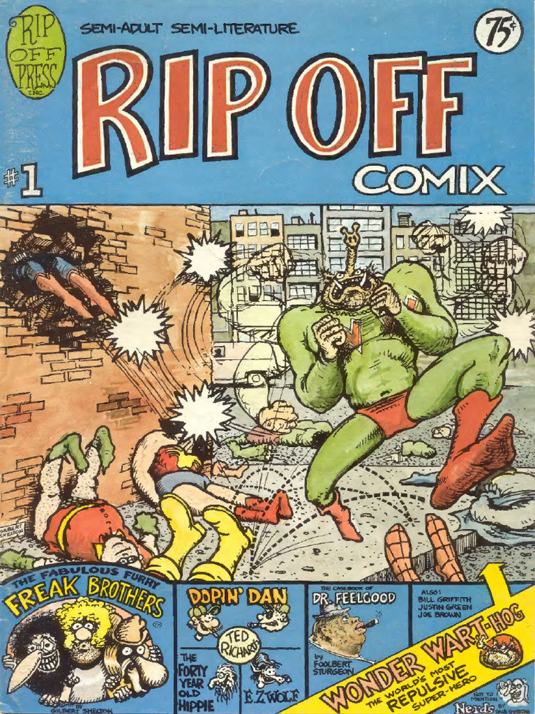 Rip Off Comix 01 (1st Edition) (1977) (Sir Real) | PDF | Comics ...
