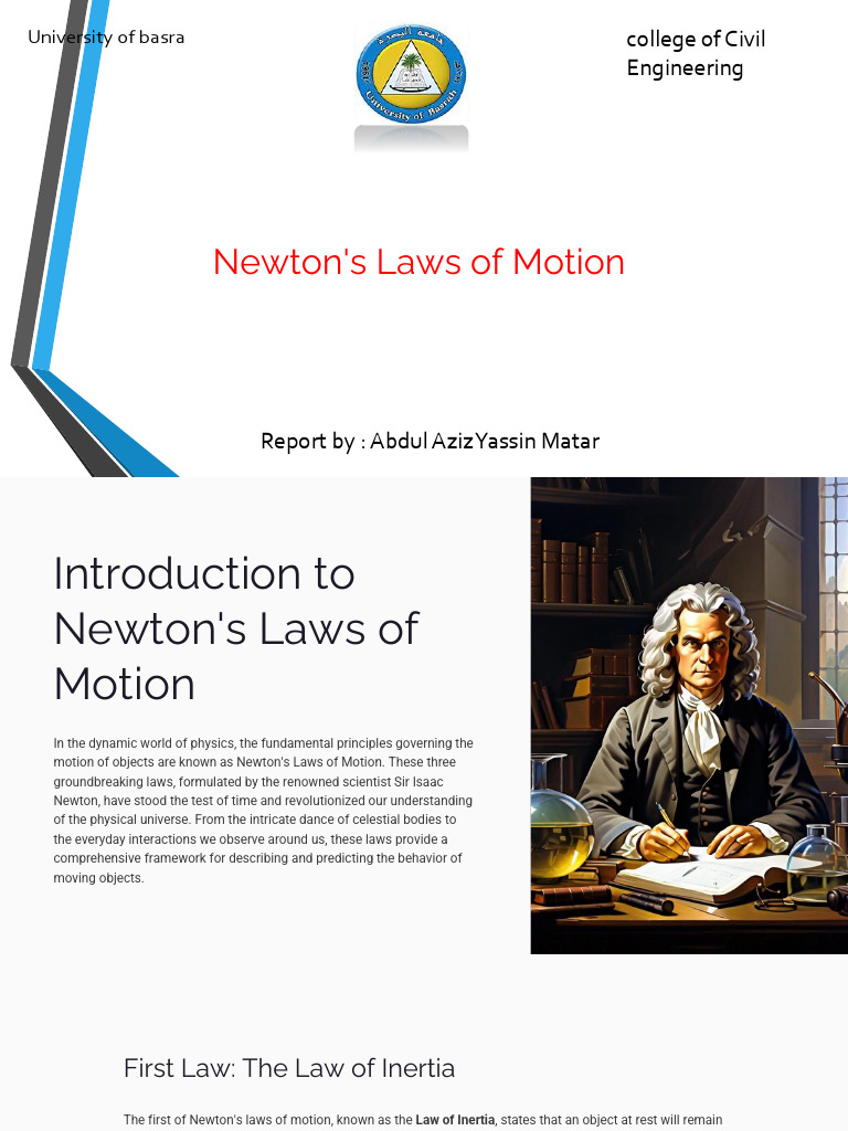 Introduction-to-Newtons-Laws-of-Motion | PDF | Force | Inertia