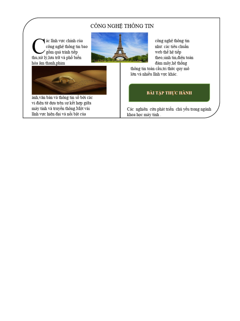 BÀI TẬP TIN 3 | PDF