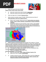 Canadian Citizenship Test Q&A Guide | PDF | Provinces And Territories ...