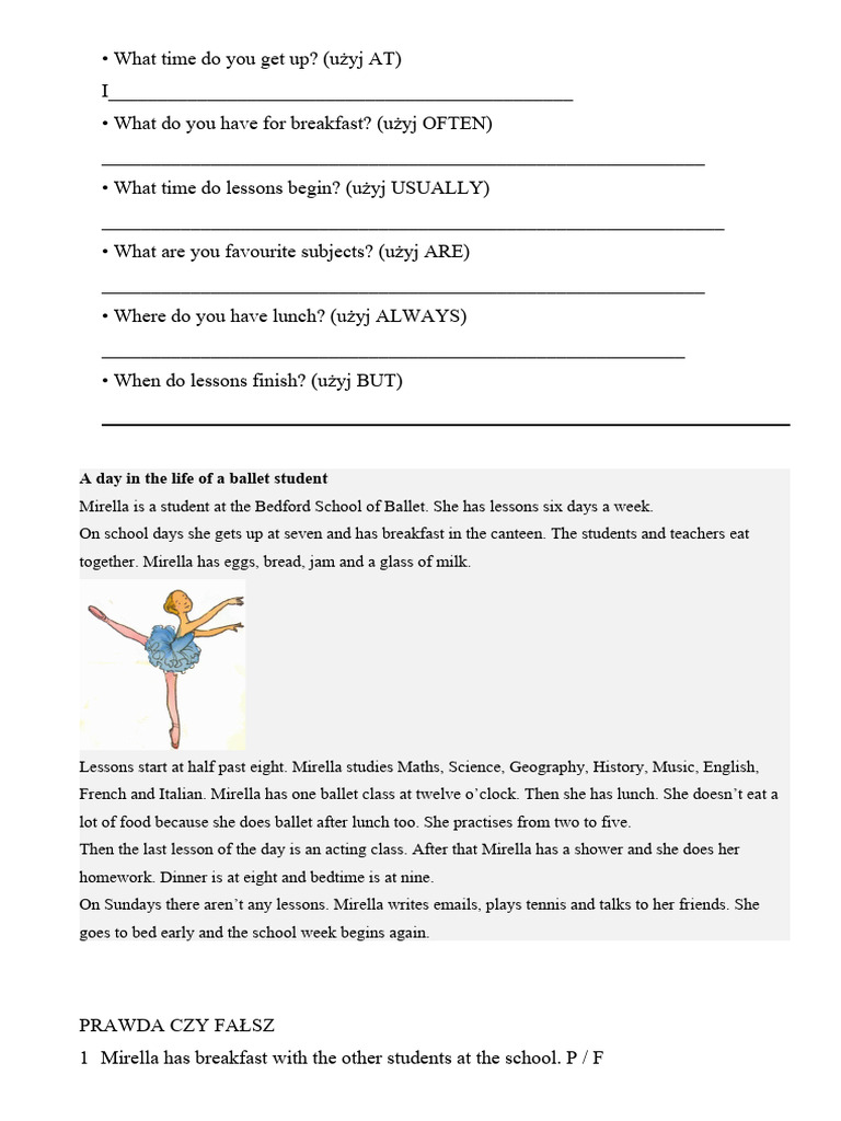 English Class A1 + Present Simple Present Continuous Unit 1 | PDF