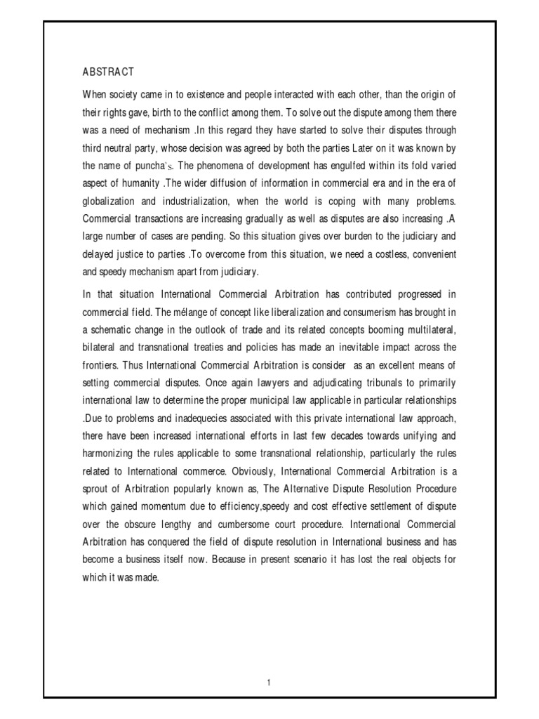 16 Abstract | PDF | Arbitration | Mediation