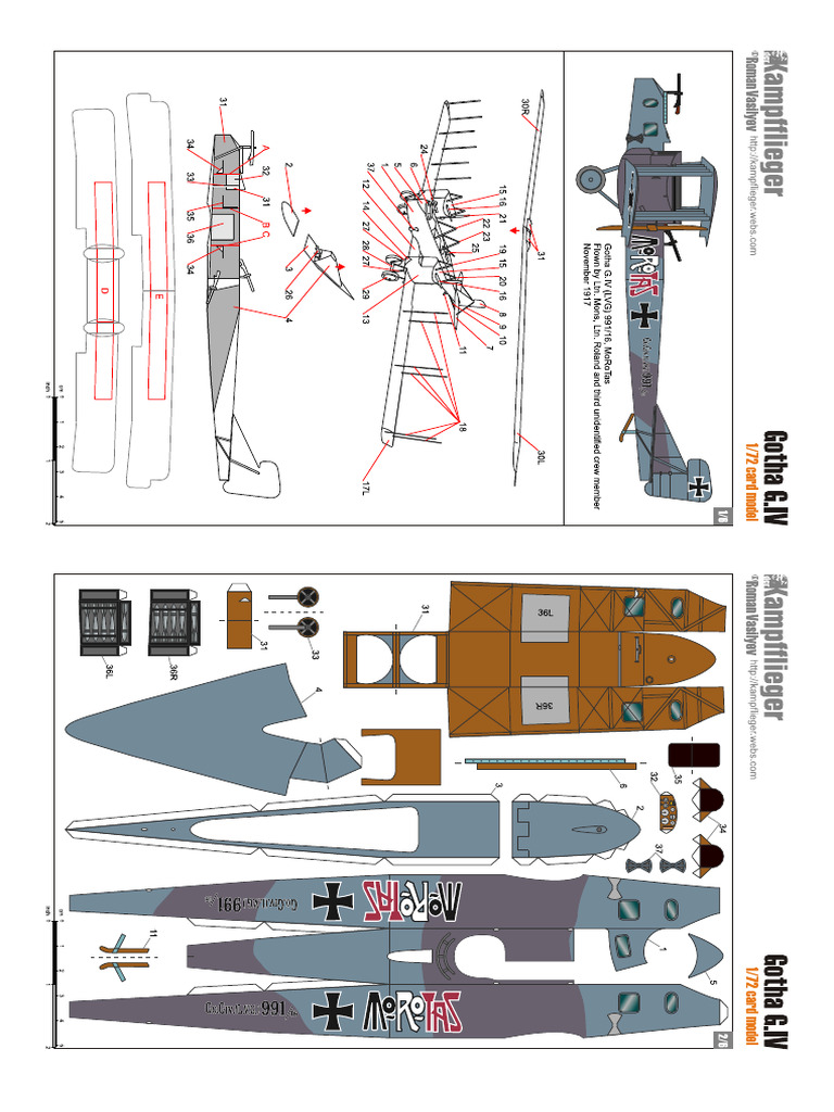 Gotha g4 1 72 | PDF