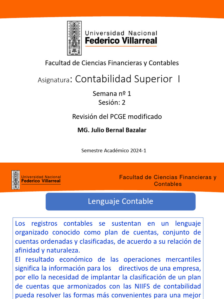 Semana Sesion 2 Revision Del Pcge Modificado | PDF | Contabilidad ...