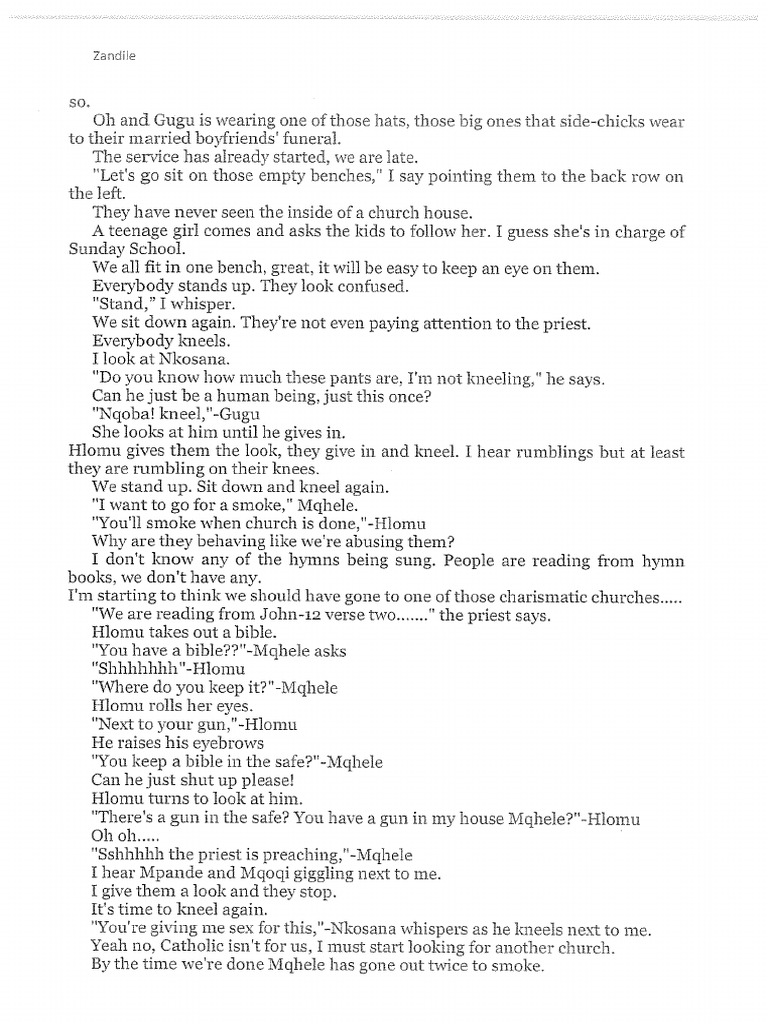 Zandile Part 3 | PDF