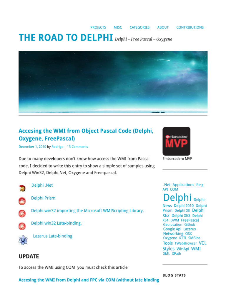 WMI From FreePascal-anotherone | PDF