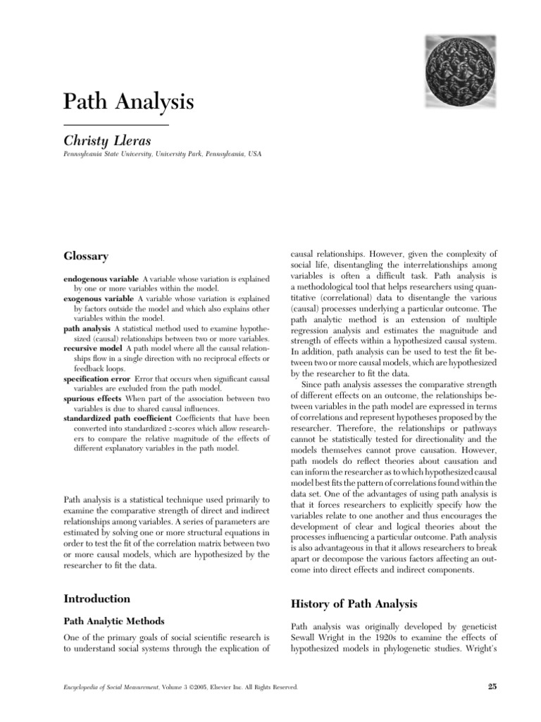 Path Analysis | PDF | Causality | Statistics