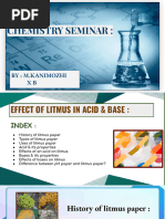 Understanding Litmus Paper Tests | PDF | Ph | Acid