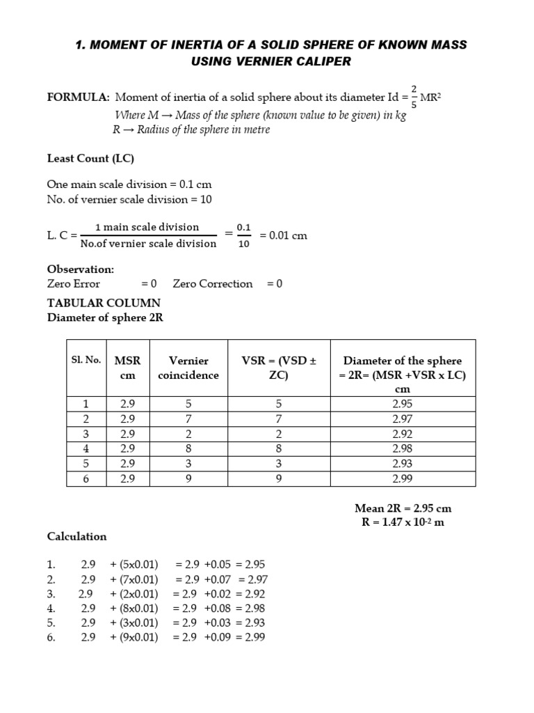 11Std Physics Practical Experiment | PDF | Pendulum | Resonance