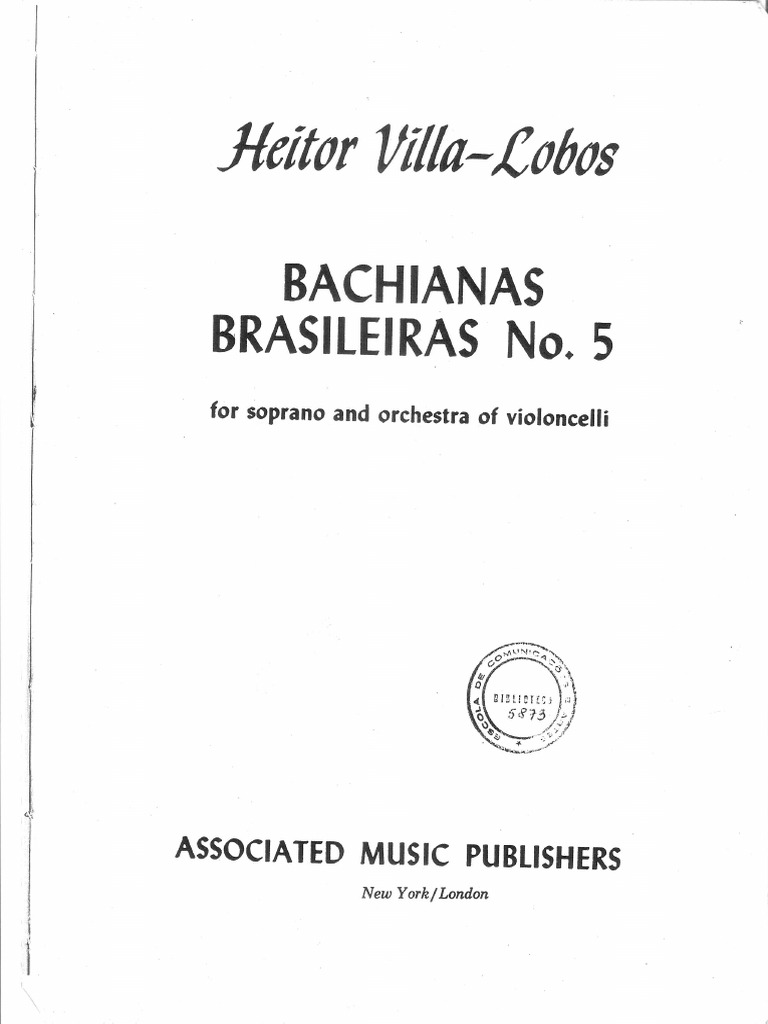 Villalobos-Bachianas 5 Completo | PDF