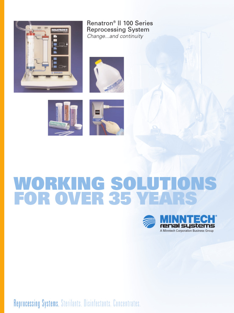 Renatron Dialyzer Reprocessing Machine | PDF | Alternating Current