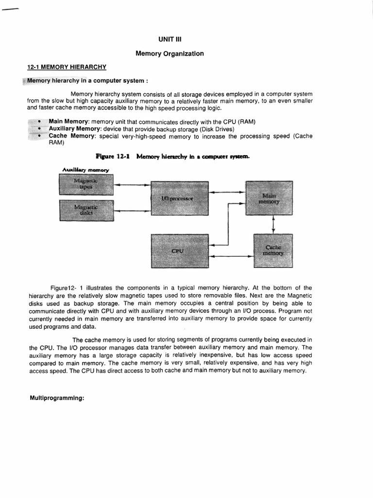 COA - Memory Organization | PDF COA - Memory Organization | PDF