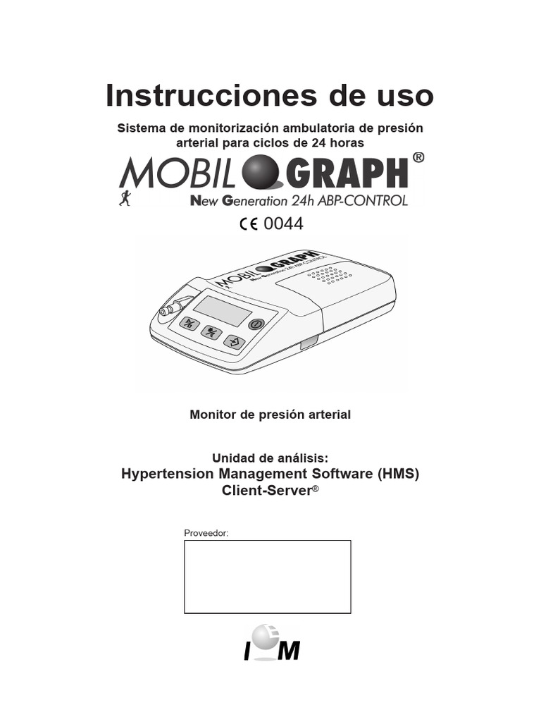 ABP-NG Spanish Manual | PDF | Presión sanguínea | Medición